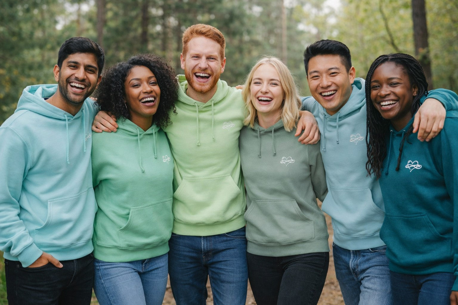 Infinity Hoodies Greens Collection – Senik Print