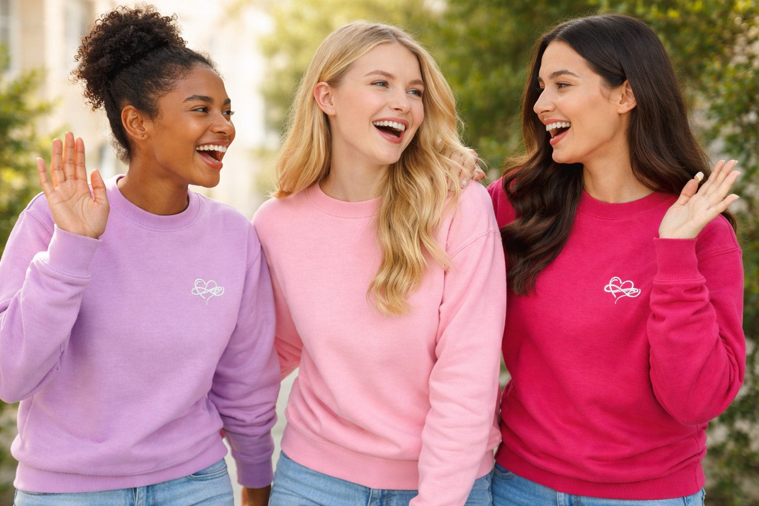 Infinity Sweatshirt Pink Purple Collection 280gsm – Senik Print