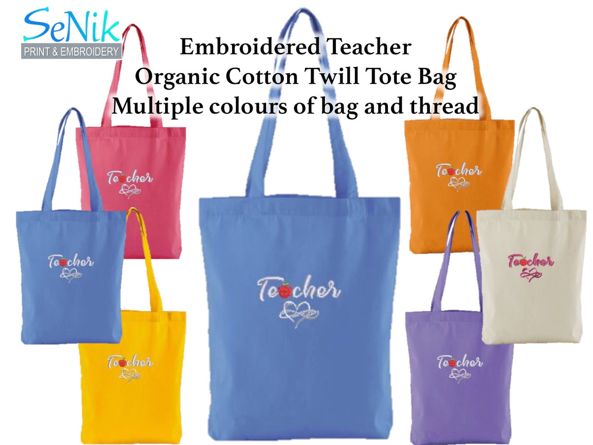 Cotton Twill Tote Bag – Senik Print